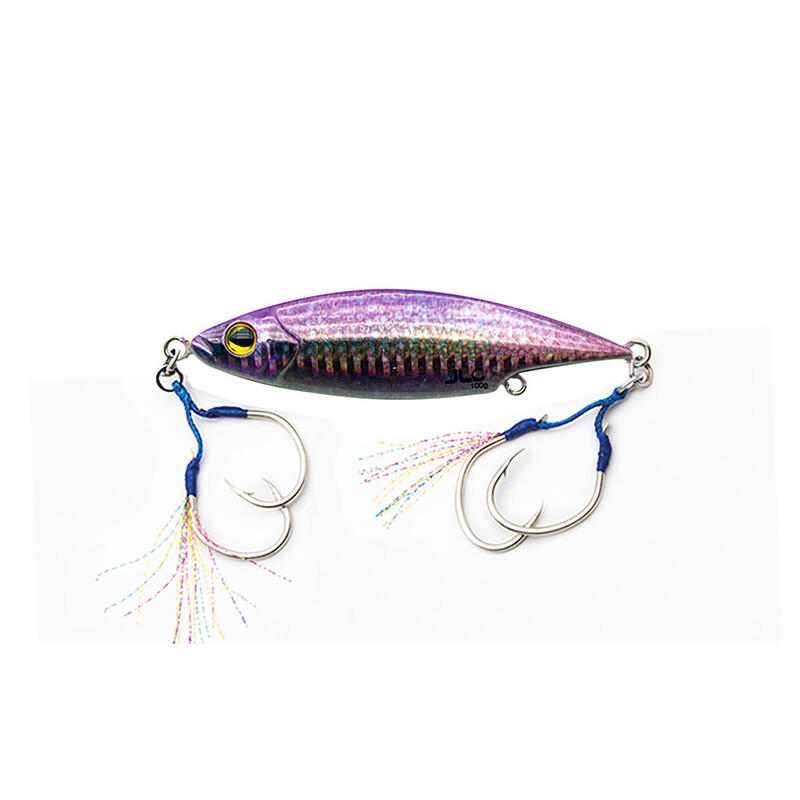 Jig Pesca Jigging Spinning Jlc 60 G Calamar 5 Montaje Doble Decathlon