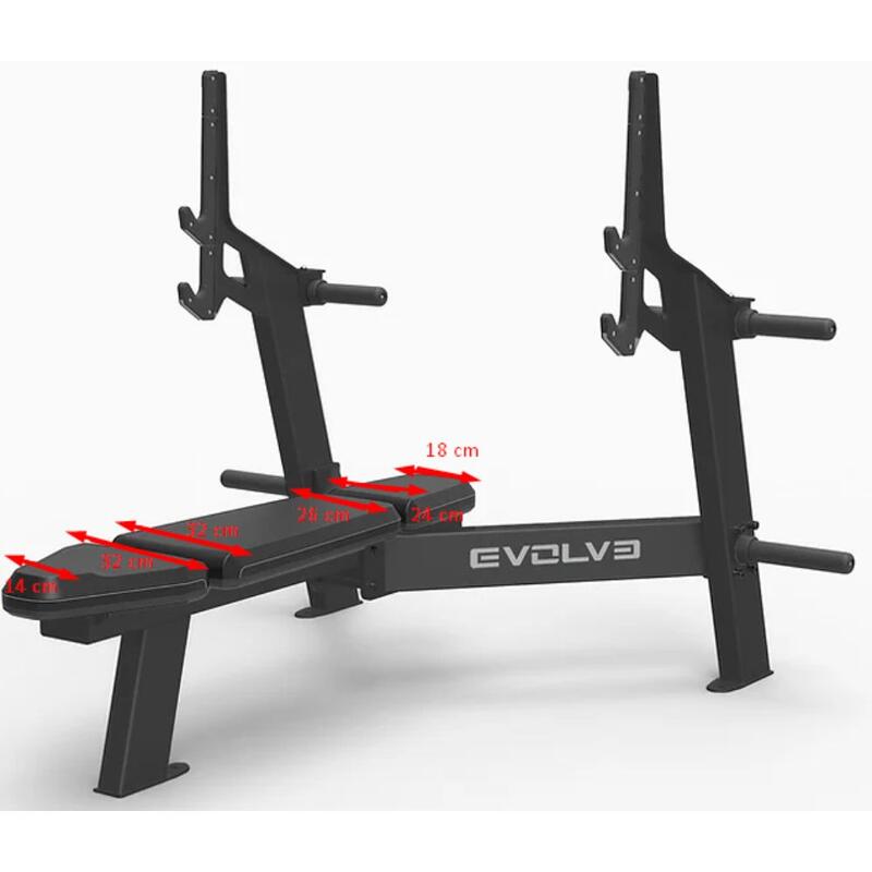 EVOLVE Olympic Flat Bench Halterbank - Evolve Fitness EC-509 | Decathlon