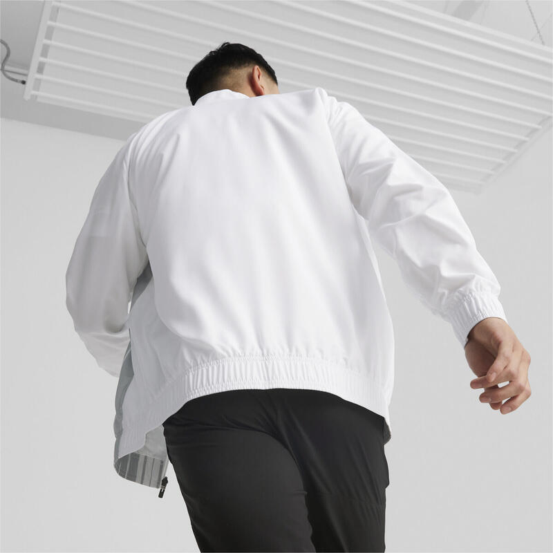 Veste d avant-match A.C. Milan PUMA White Tango Red PUMA | Decathlon