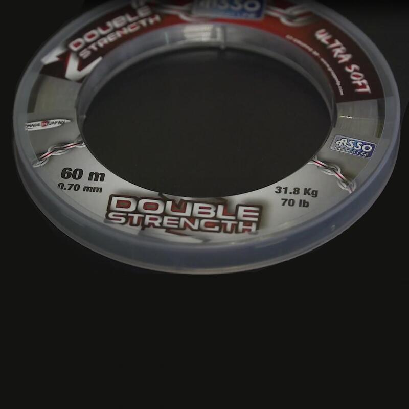 ASSO DOUBLE STRENGTH ULTRA SOFT 0,60mm 60m ASSO FISHING LINE - Decathlon