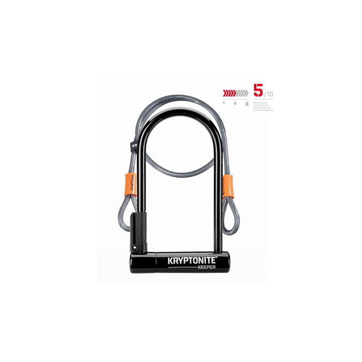 Keeper Standard con Kflex 120cm - U-lock KRYPTONITE - Decathlon