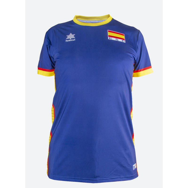 Camiseta De Voleibol Hombre Luanvi Selección Española Azul Segunda