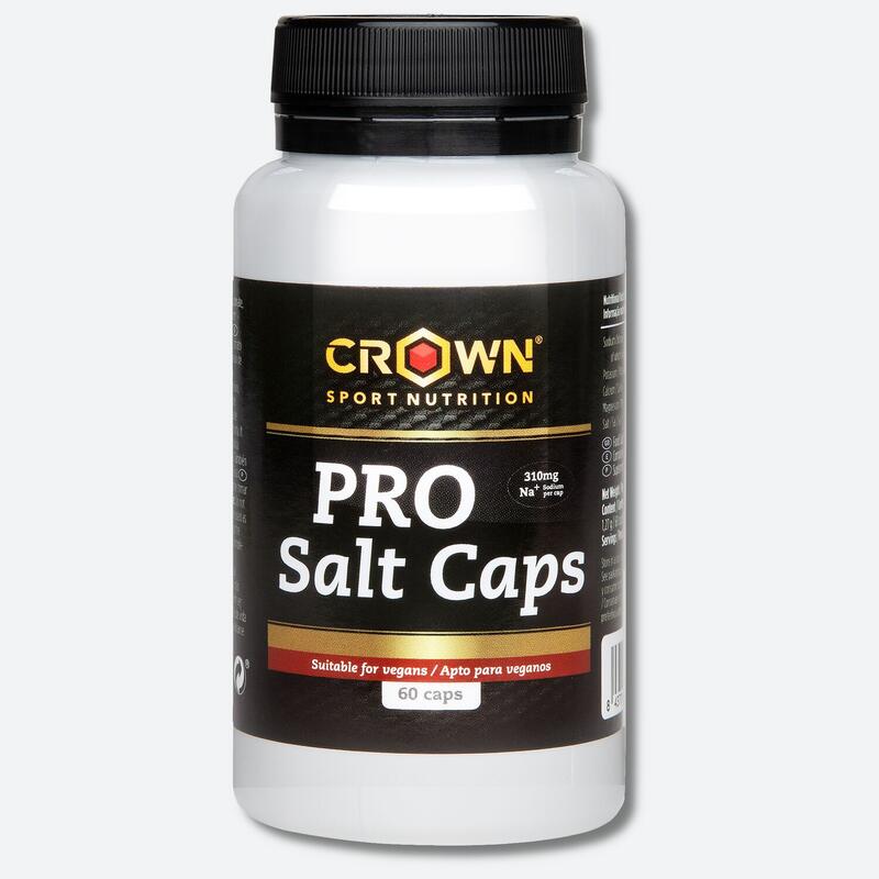 Lata com 60 cápsulas de sais minerais ‘Pro Salt Caps‘ CROWN SPORT ...