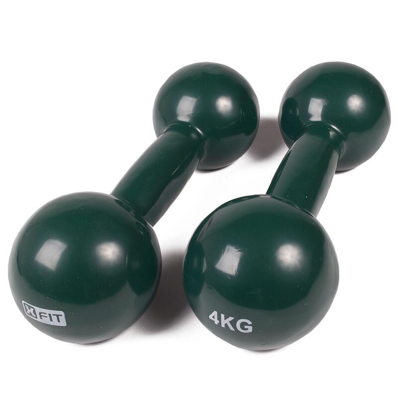 HALTERES REDONDOS VINIL (4kg) TOPGIM - Decathlon