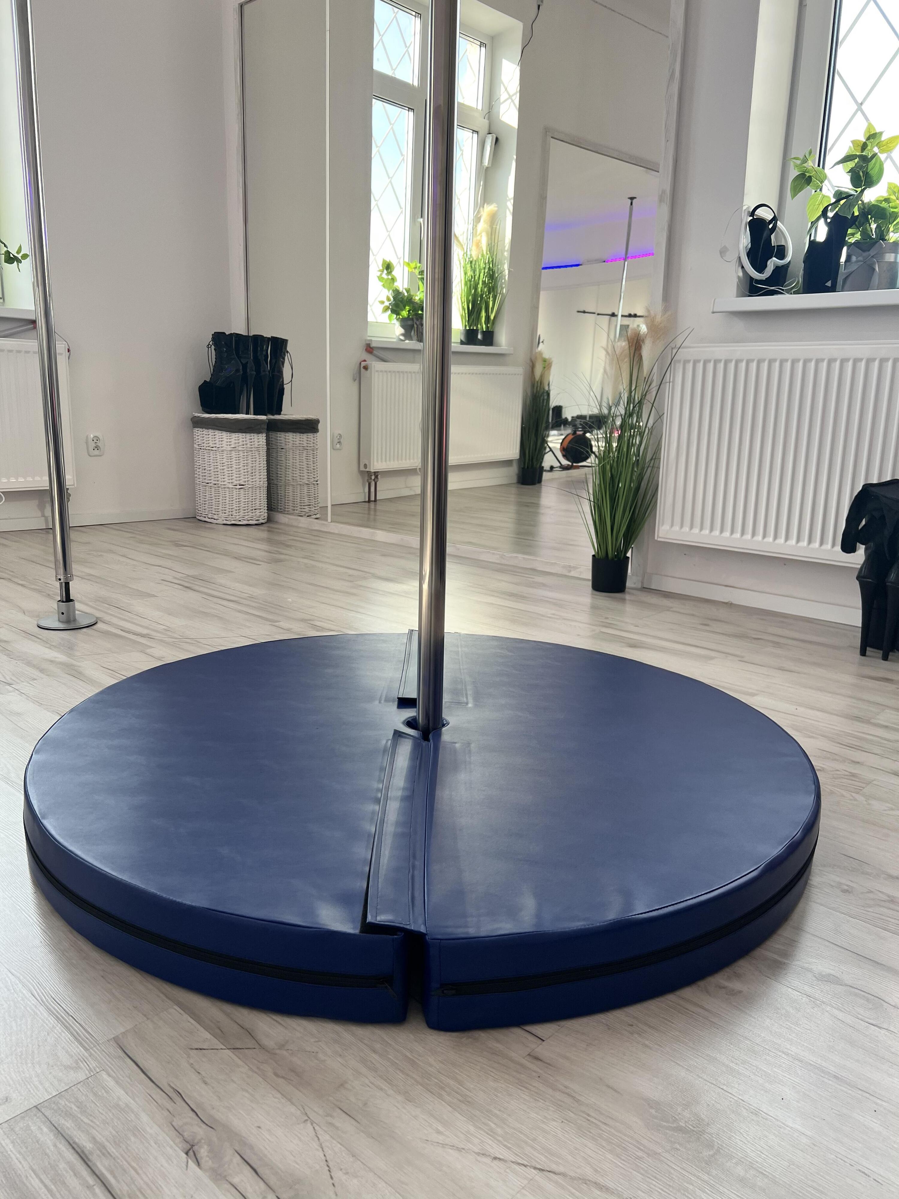 Matelas de pole dance rond, diamètre 120 cm, épaisseur 10 cm, M-pole ...