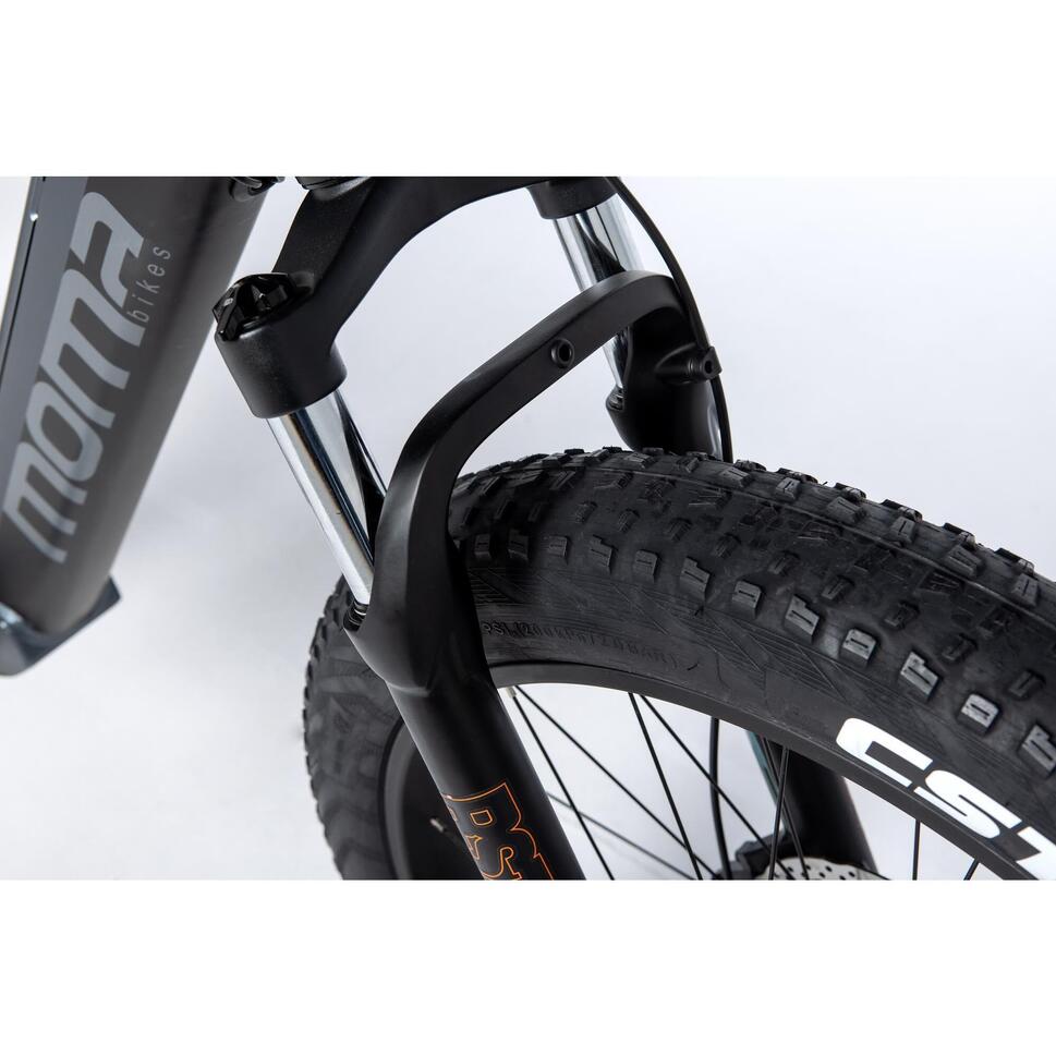 VTT FATBIKE Electrique Tout suspendu 26PRO - 26" MOMA BIKES | Decathlon