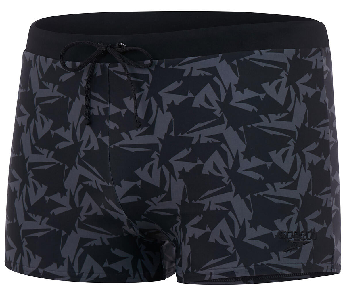 Speedo Valmilton Asht Mens Black/Grey Swimming Trunks | Decathlon