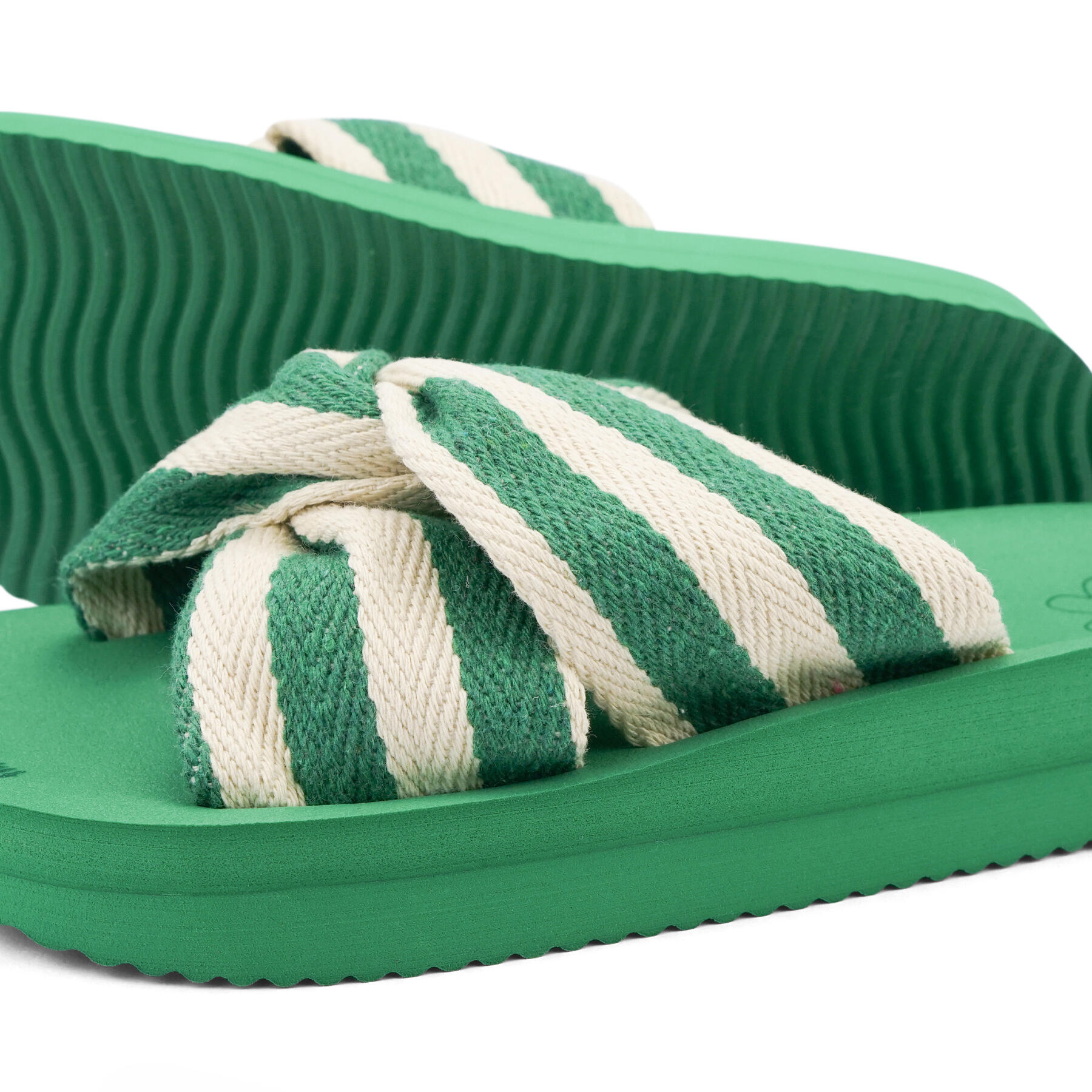 Damen flip*flop wedgy*twist Slides Smaragdgrün FLIP FLOP | Decathlon