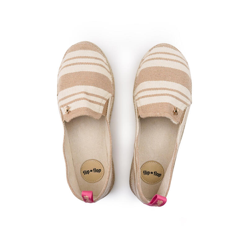 Femmes espadrille*striped Espadrilles Vert émeraude FLIP FLOP | Decathlon