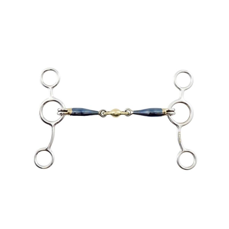 Mors pessoa double brisure en fer bleu pour cheval Premier Equine ... Mors pessoa double brisure en fer bleu pour cheval Premier Equine ...