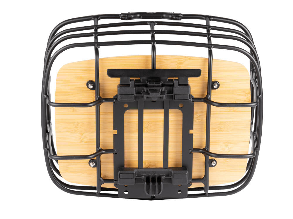 AtranVelo Cycle Basket AVS DUO Large Bamboo Base 27 Litre ATRAN VELO ...