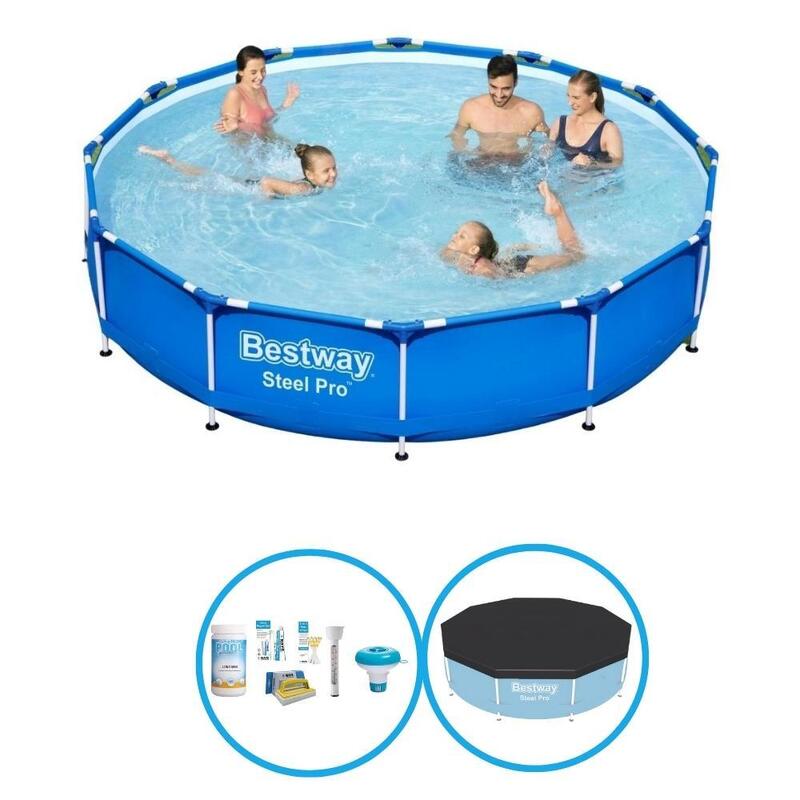 Bestway Pool Steel Pro 366x76 cm - Poolpaket BESTWAY - DECATHLON