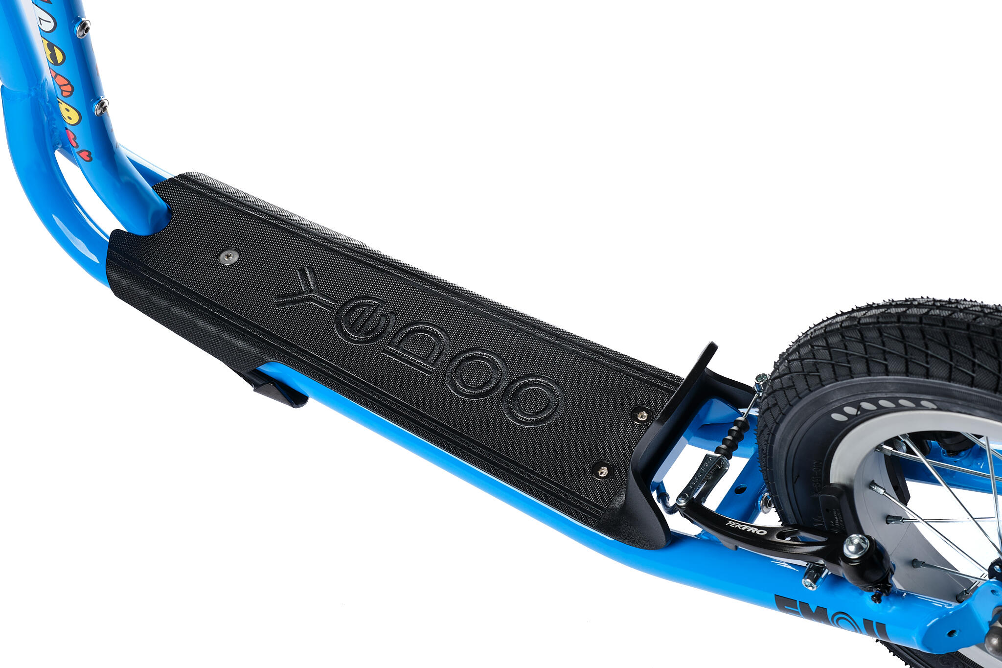 Scooter mit Lufträder Wzoom Emoji Blau YEDOO | Decathlon