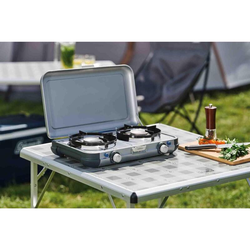 Réchaud Grill de table à gaz "Camping Kitchen 2 Grill Go CV" Campingaz ...
