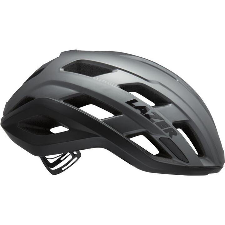 Kask rowerowy szosowy/gravel Strada KinetiCore, matowy tytan LAZER ...