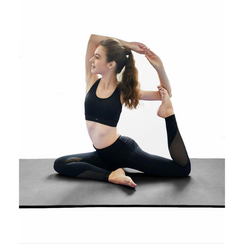 TIMELESS TOOLS - Saltea yoga cu geanta cadou-negru | Decathlon