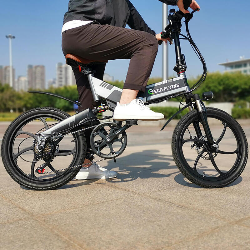 vélo électrique pliant F501 250W-36V-10Ah (360Wh) - roue 20" ECO FLYING ...