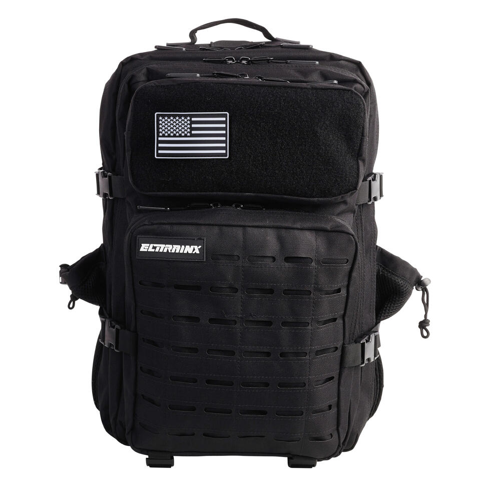Sac à dos tactique militaire ELITRAINX V2 Noir 45L pour le sport et les ...