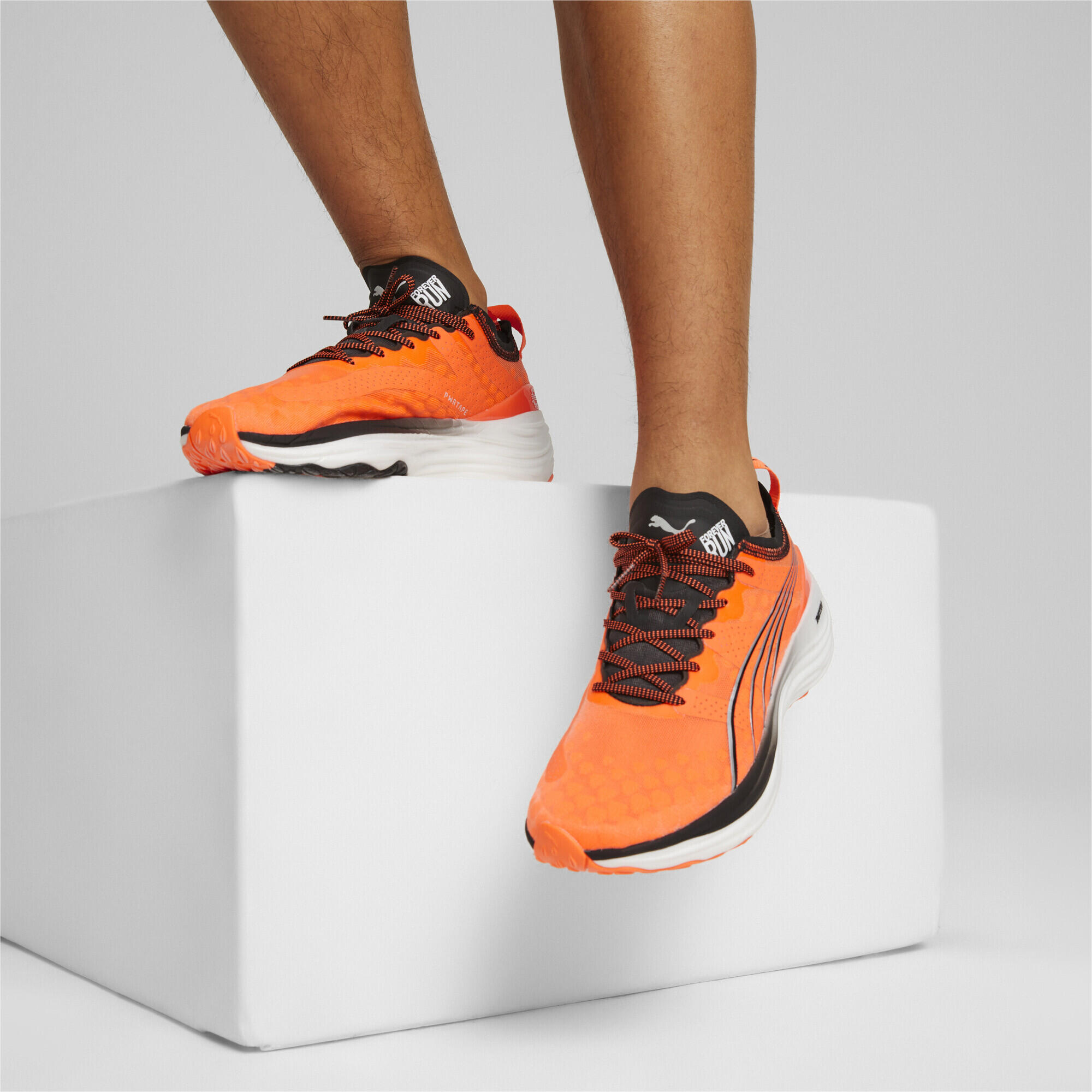 Puma ForeverRun Nitro Mens Orange Running Shoes PUMA | Decathlon