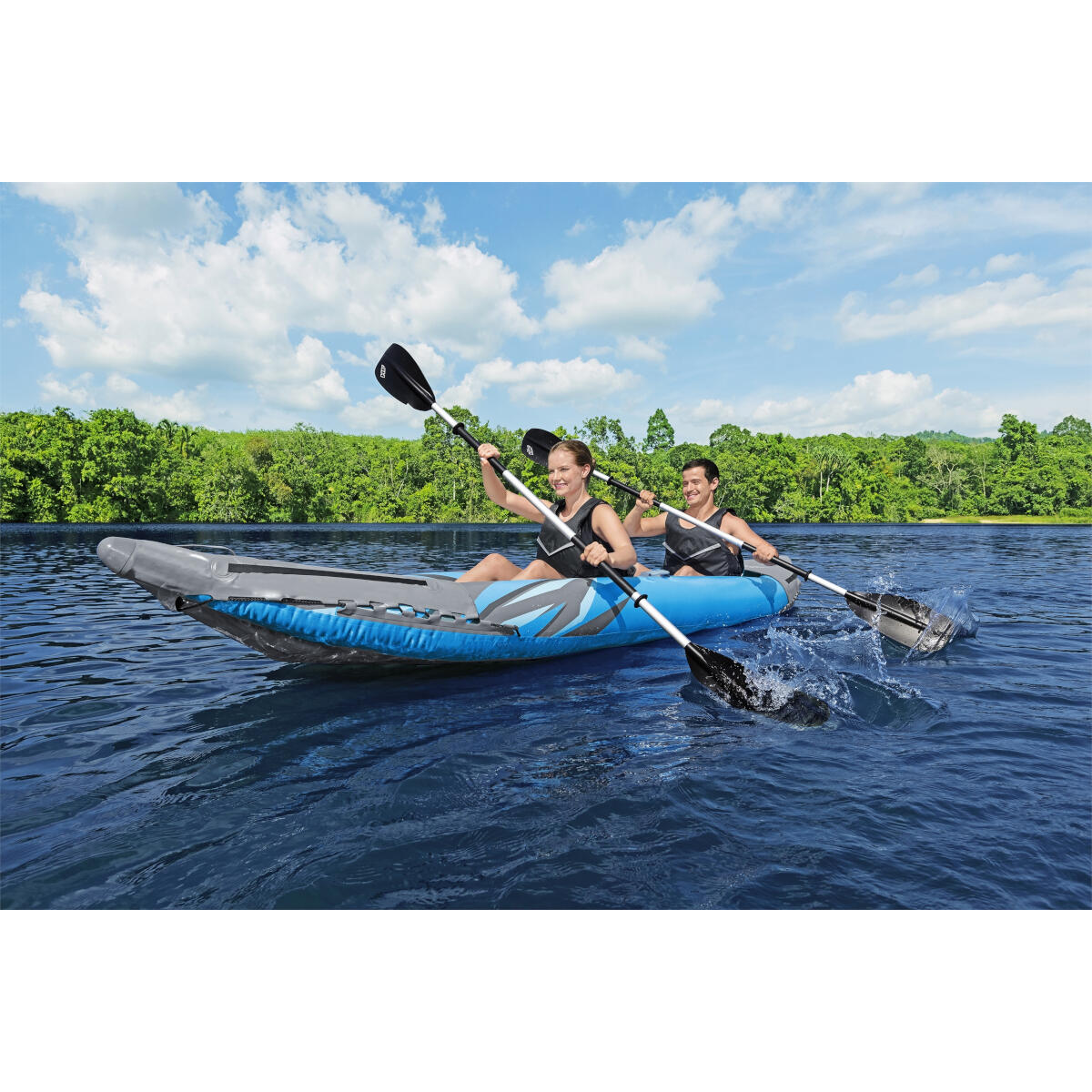Hydro-Force Surge Elite 2 Person Inflatable Kayak Set | Inflatable ...