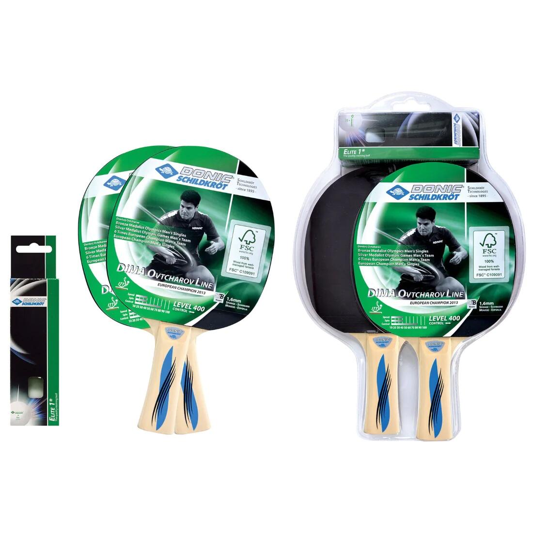Donic Ovtcharov Line 400 two player Table Tennis set DONIC SCHILDKRÖT ...