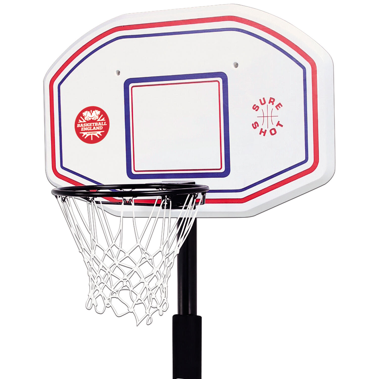 Game Telescopic Basketball Set – White BB SURE SHOT | Decathlon