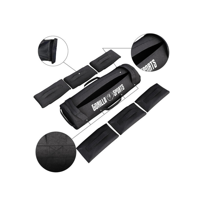Regulowany PowerBag 20 kg GorillaSports GORILLA SPORTS | Decathlon
