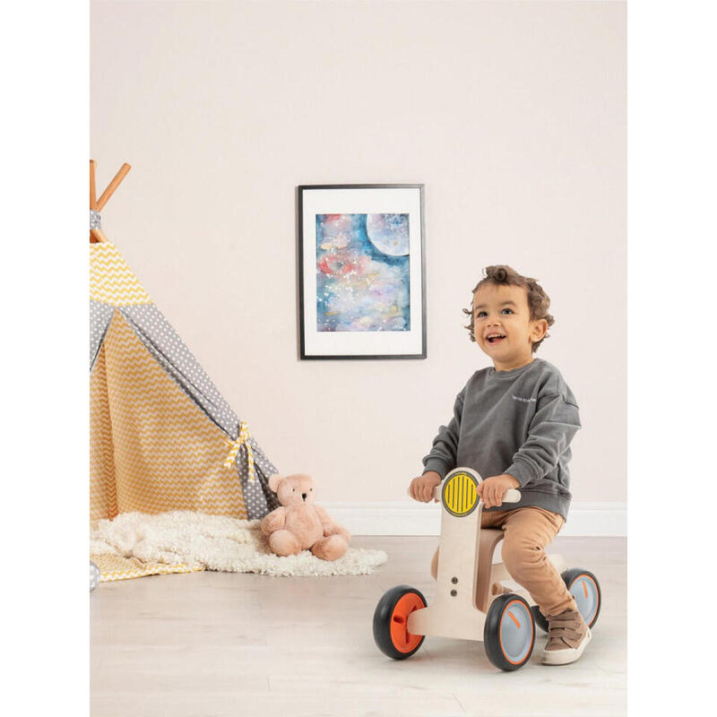 OEM - Bicicleta cu 3 roti pentru copii MamaToyz Tribike, din lemn ...