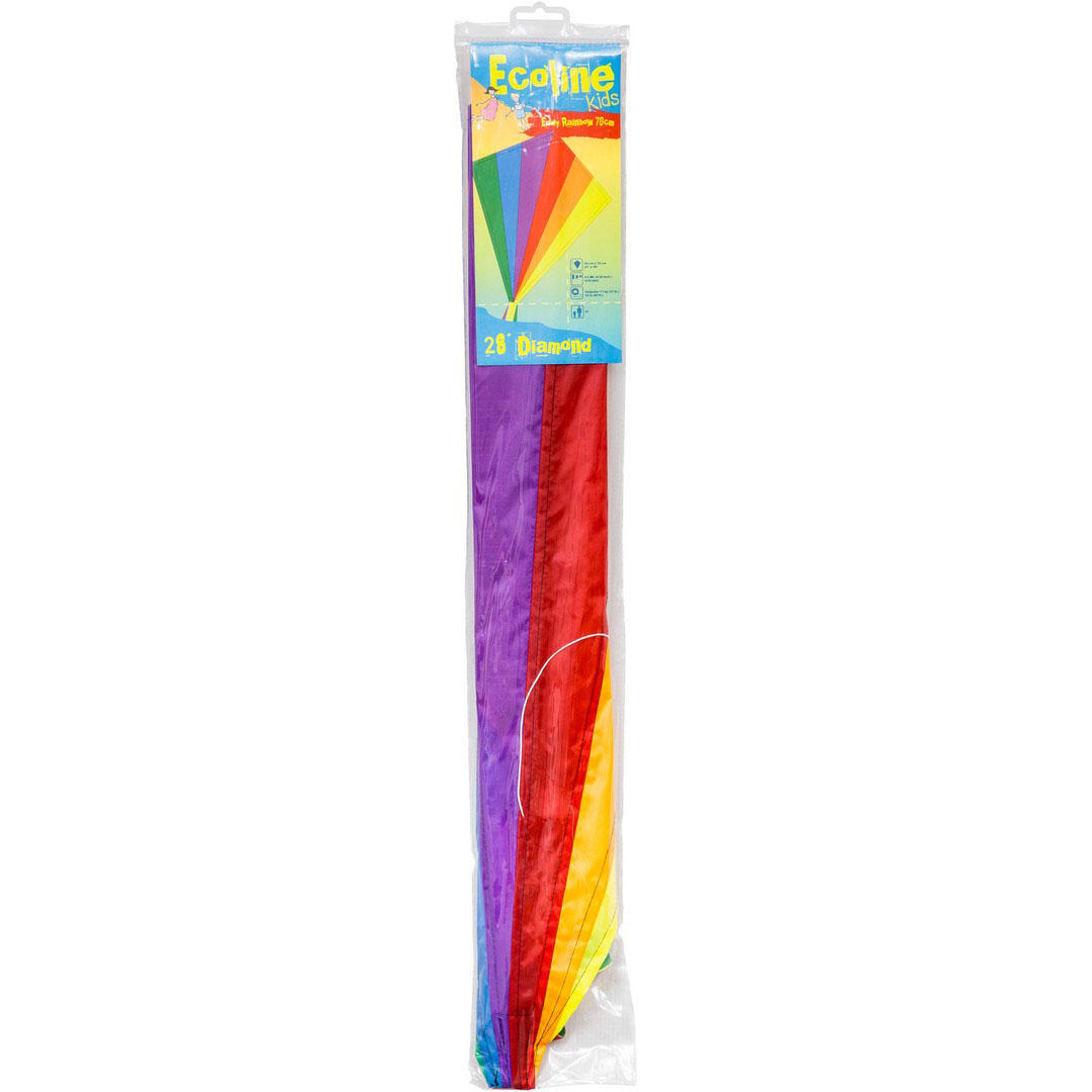 HQ invento Eddy Rainbow 70 cm Kite, Fiberglass Struts and 25 m Line. HQ ...