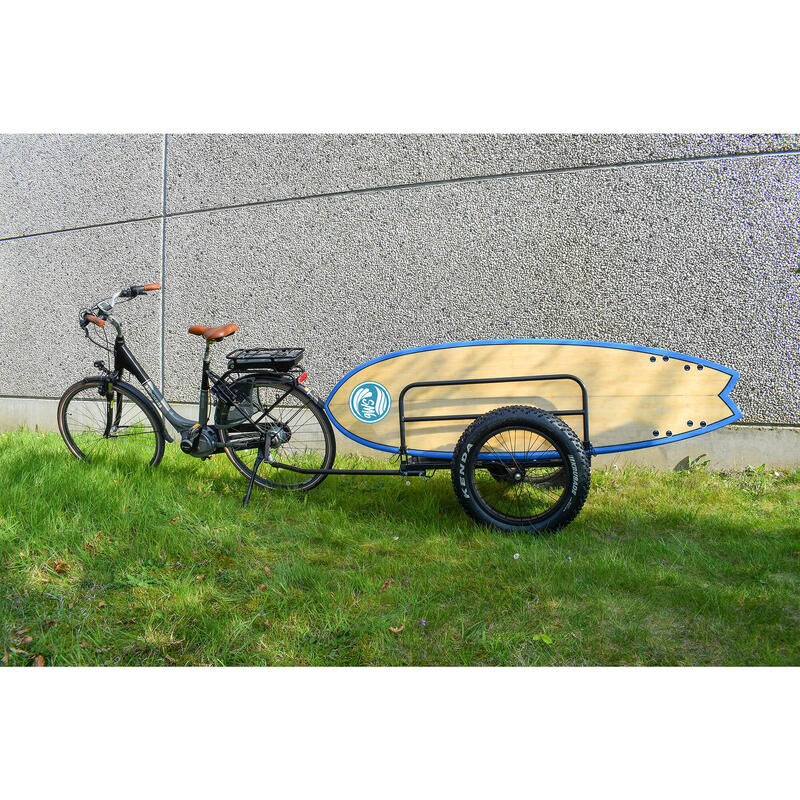 Fietskar, surftrailer, speciale strandpeddeltrailer - dikke fietswielen ...