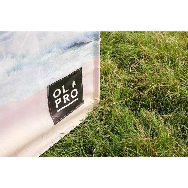 OLPRO The Beach 5 Pole Wooden Windbreak OLPRO - Decathlon
