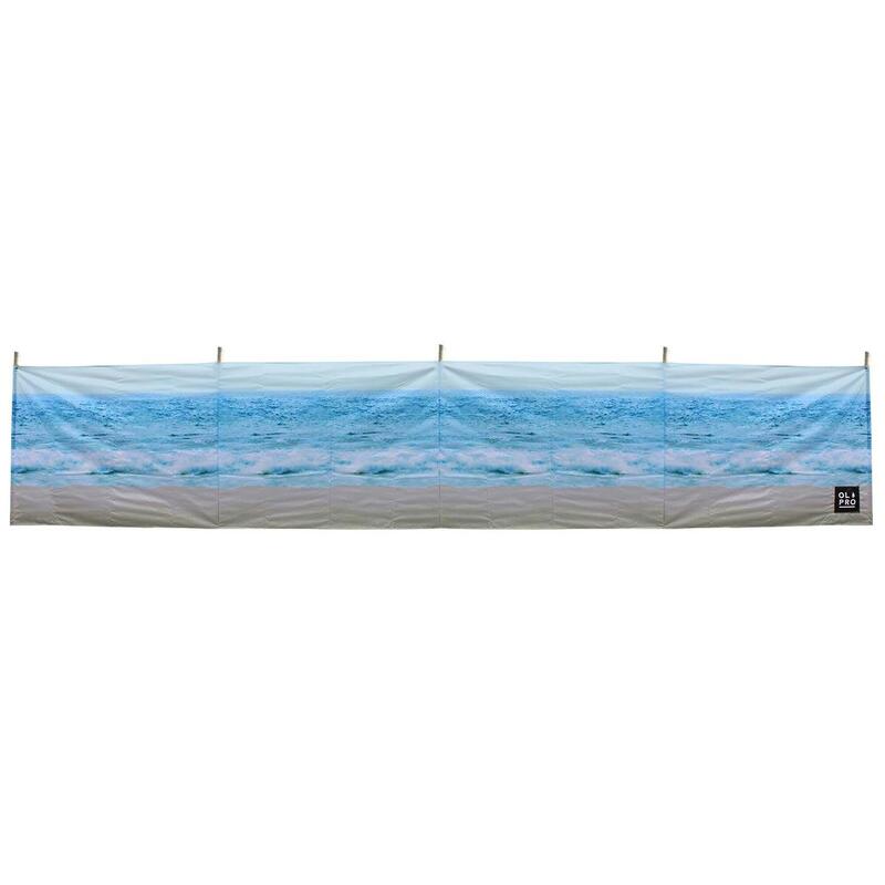 OLPRO The Beach 5 Pole Wooden Windbreak OLPRO - Decathlon