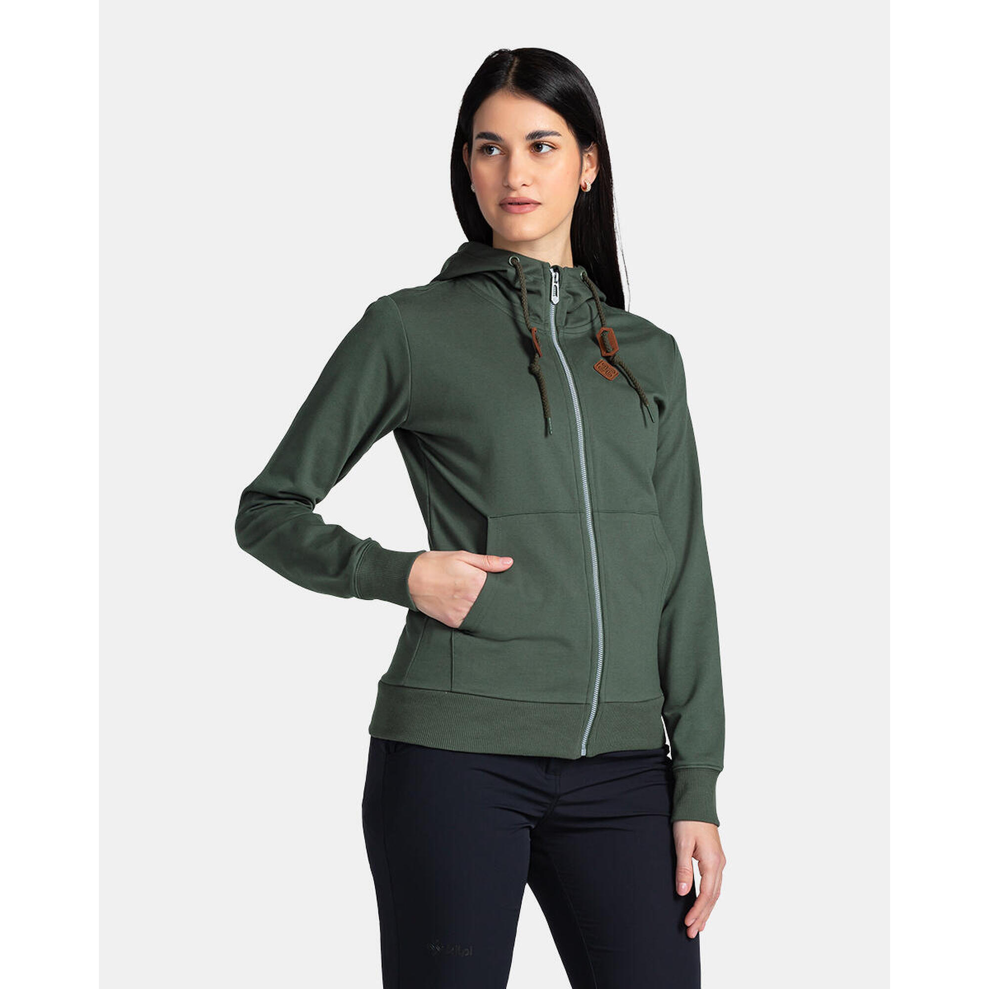 Felpe Donna con Zip Senza Cappuccio per Ogni Sport