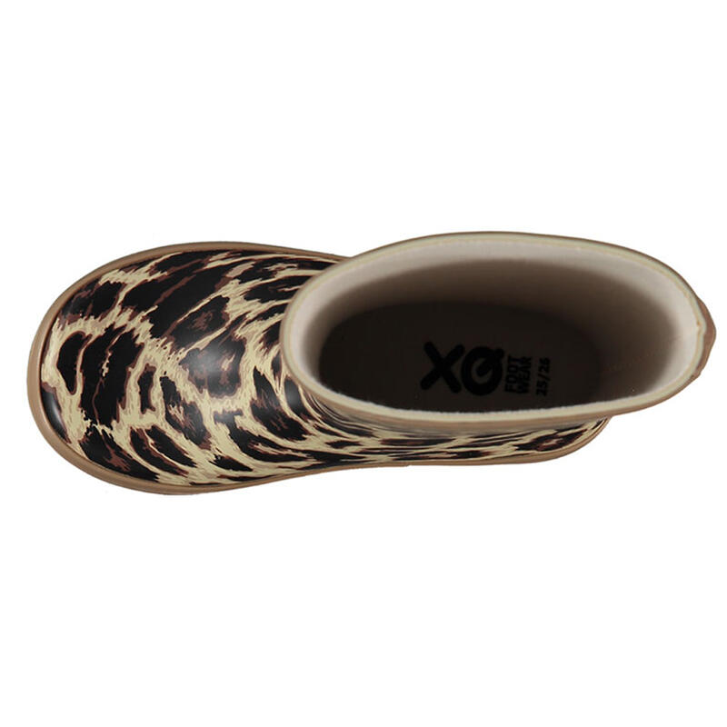 XQ Kinder Regenlaarzen Panterprint | XQ FOOTWEAR | Decathlon.nl