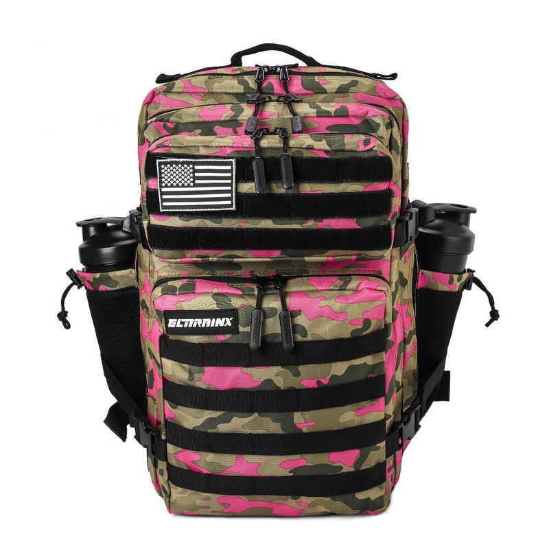 Backpack Elitex Training V1 Pink Camo 45L Carry-On Water-Repellent ...