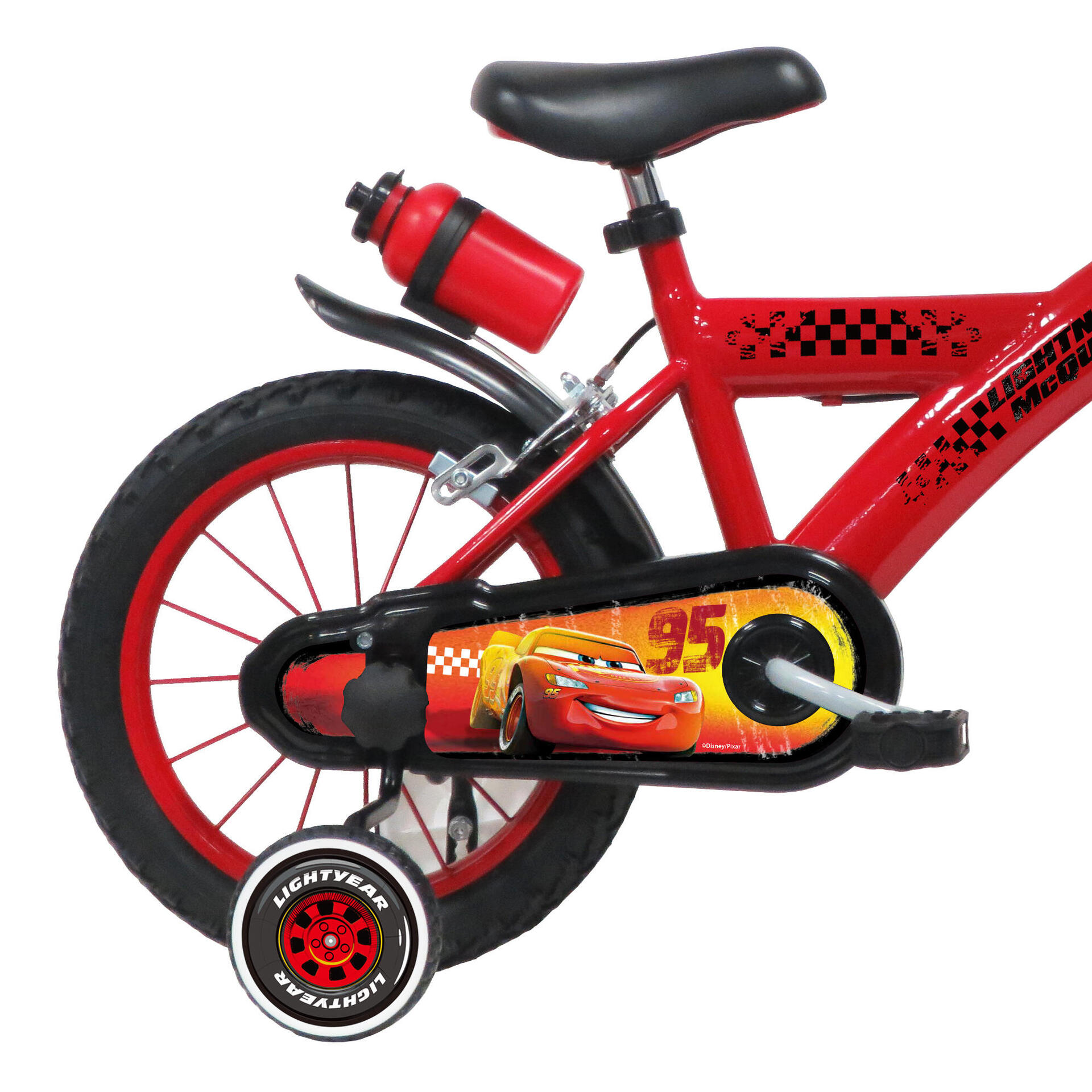 Gereviseerd - Fiets 14 inch 4-6 jaar Cars | Decathlon