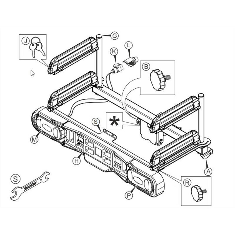 Porte-Skis Aneto sur rotule attelage ARAGON | Decathlon
