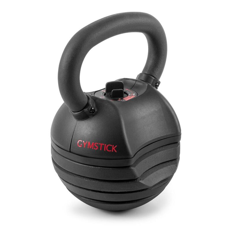 Quick-Lock Kettlebell Kettlebell réglable 4,5 à 13,5 kg GYMSTICK ...