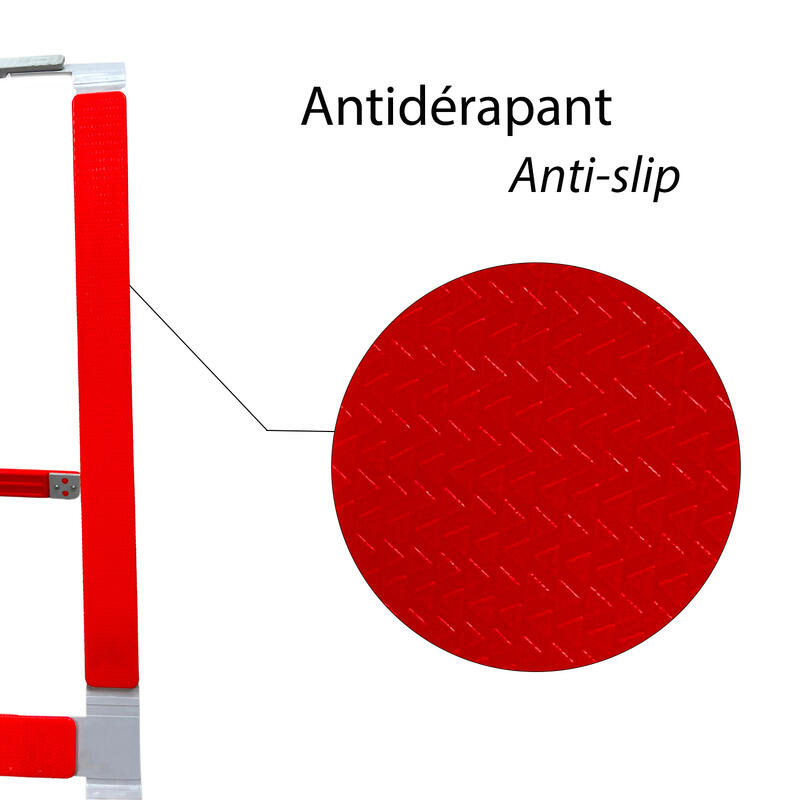 Échelle de rythme carrée - 5m - Rouge WANTALIS | Decathlon