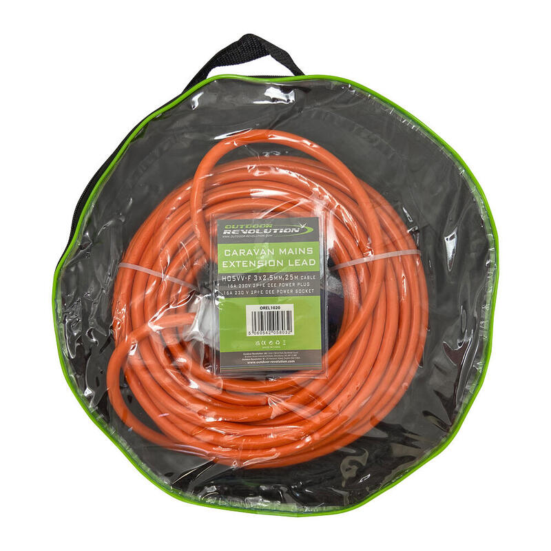 Caravan Mains Extension Cable 25m OUTDOOR REVOLUTION - Decathlon