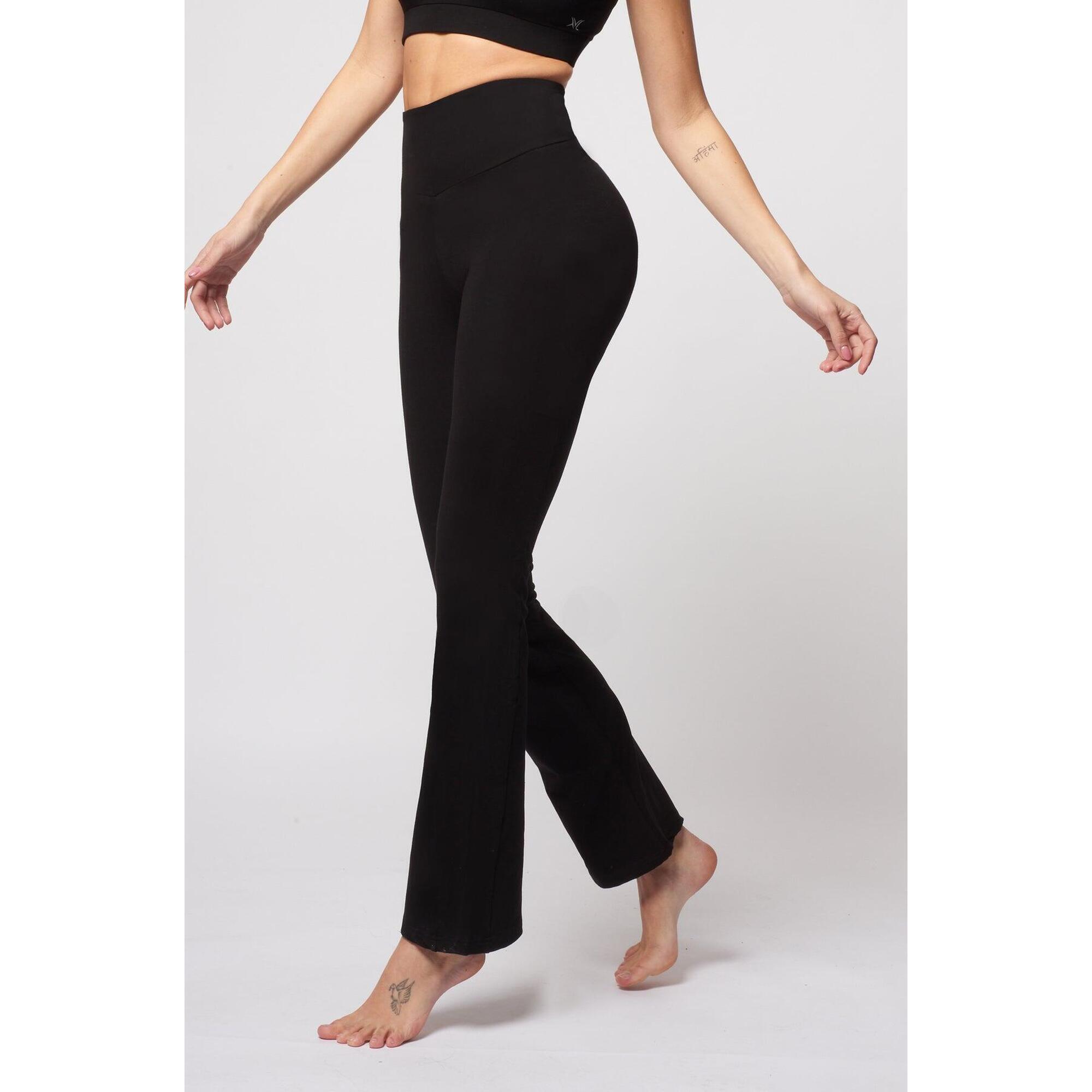 Extra Strong Compression Waisted Bootcut with Figure Firming Black TLC ...