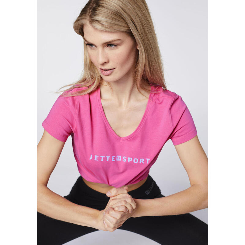 T-Shirt mit Logo-Pigment-Print JETTE SPORT - DECATHLON