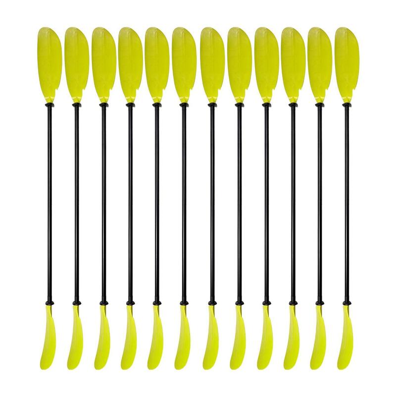Pack 12 rames de kayak pour les entreprises. 1 pièce 220cm. Asymétrique ...