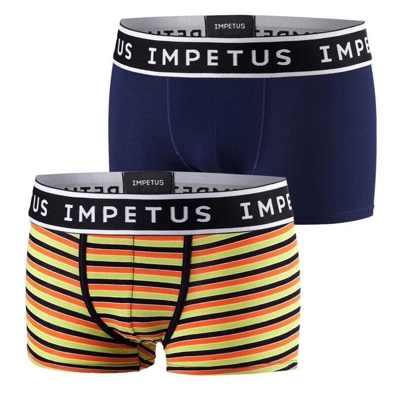 Doppelpack Boxershorts aus Baumwolle IMPETUS JUNIOR - DECATHLON