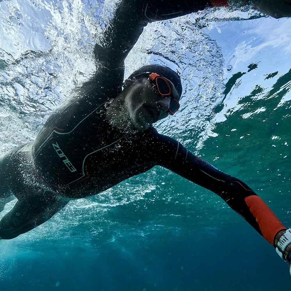 Vanquish X Wetsuit Black/Orange | Decathlon