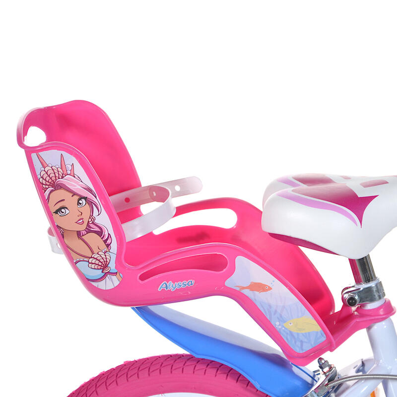Dino Mermaid Kids Bike - 14in Wheel DINO BIKES - Decathlon