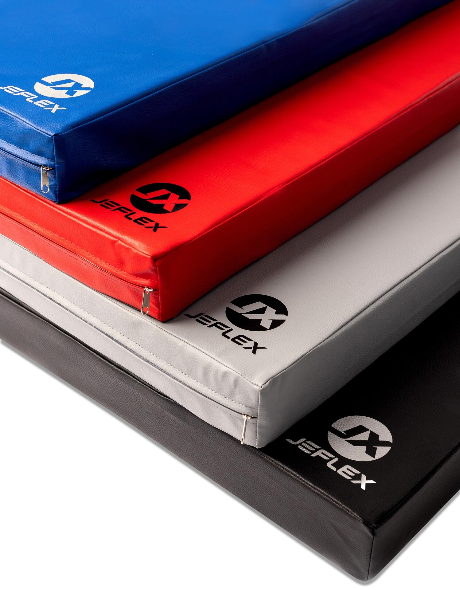 Turnmatte 180 x 60 x 6 cm schwarz Weichbodenmatte klappbar Jeflex ...