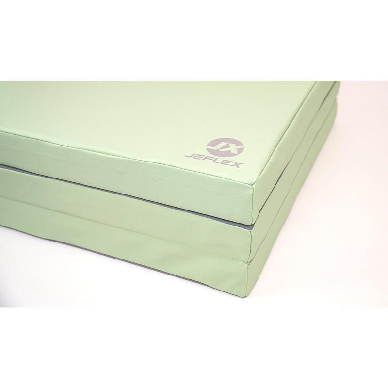 Sportmat 210 x 100 x 8 cm groen/grijs Klappbare Weichbodenmat Jeflex ...