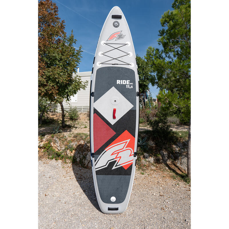 paddleboard F2 Ride WS 10'6''x32''x6'' RED F2 - Decathlon