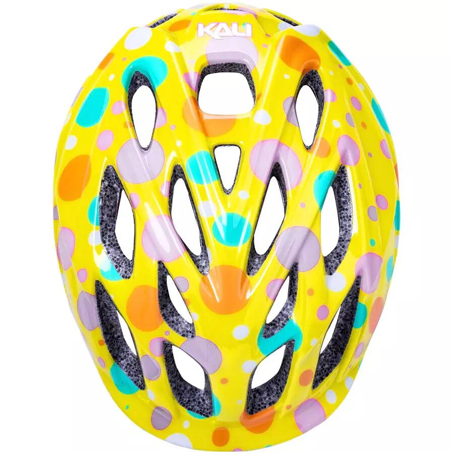 Kali Chakra Child Lighted Helmet - Confetti Gloss Yellow KALI | Decathlon
